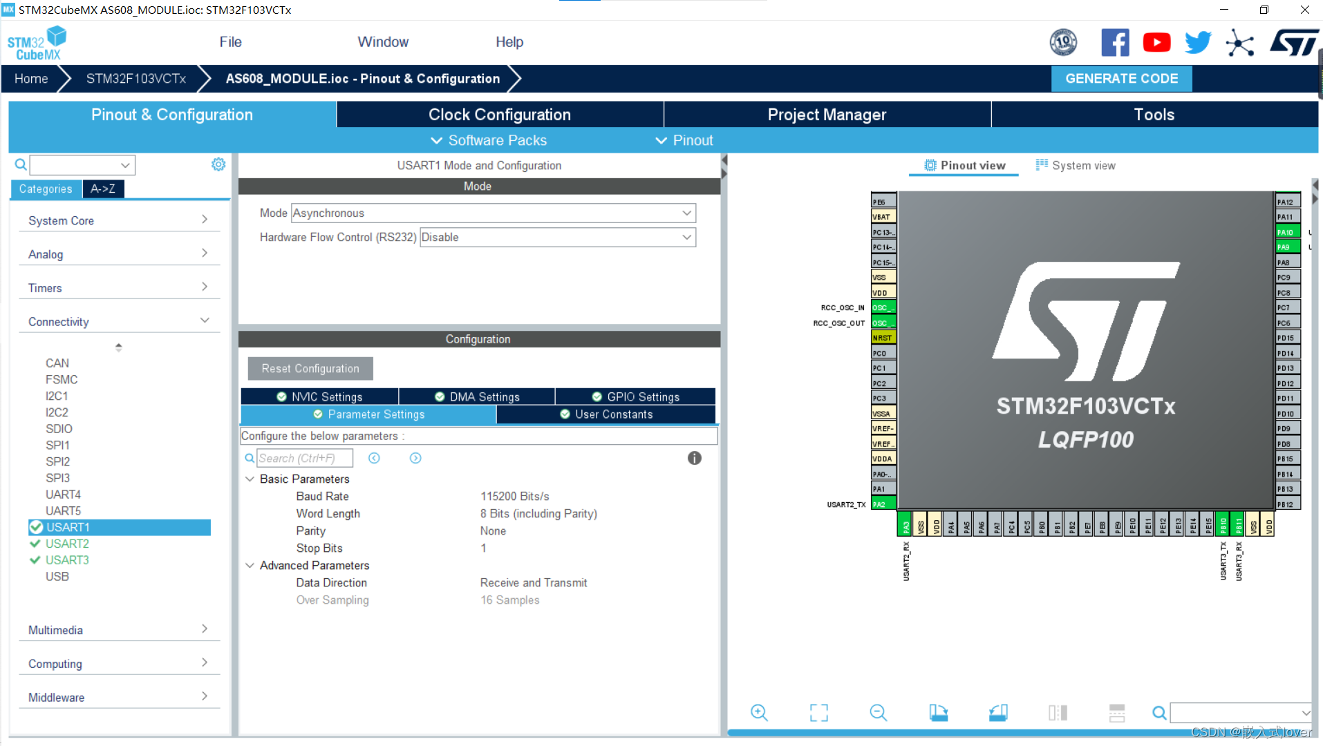 STM32 (HAL library) AS608 optical fingerprint module driver (interrupt receiving method ...