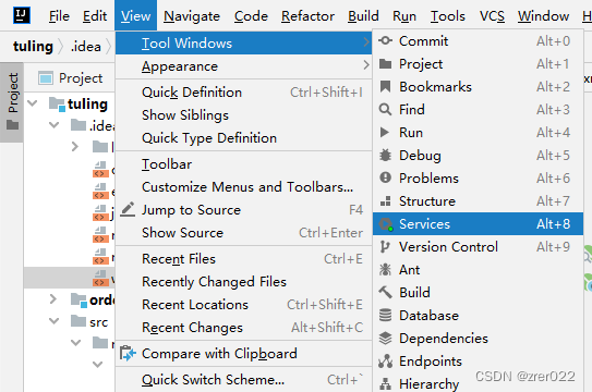 IDEA打开Run Dashboard的两种方法_idea run dashboard-CSDN博客