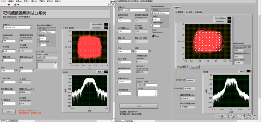【USRP】调制解调系列5：16QAM、32QAM、64QAM、256QAM、1024QAM、基于labview的实现_qam阶数选择-CSDN博客