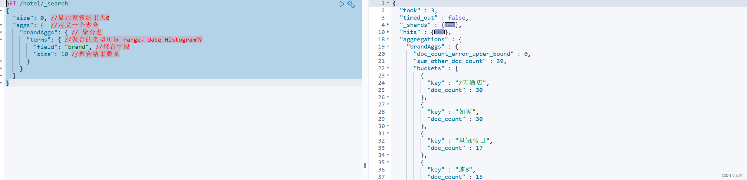 Springcloud——分布式搜索elasticsearch之数据聚合spring Elasticsearch 大数据量聚合统计 并且排序 Csdn博客