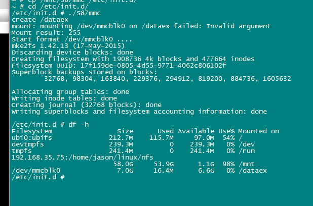 linux /dev/mmcblk0 判断目录是否存在 判断分区是否格式化 没有格式化的话，格式化分区并且挂在到指定目录-CSDN博客