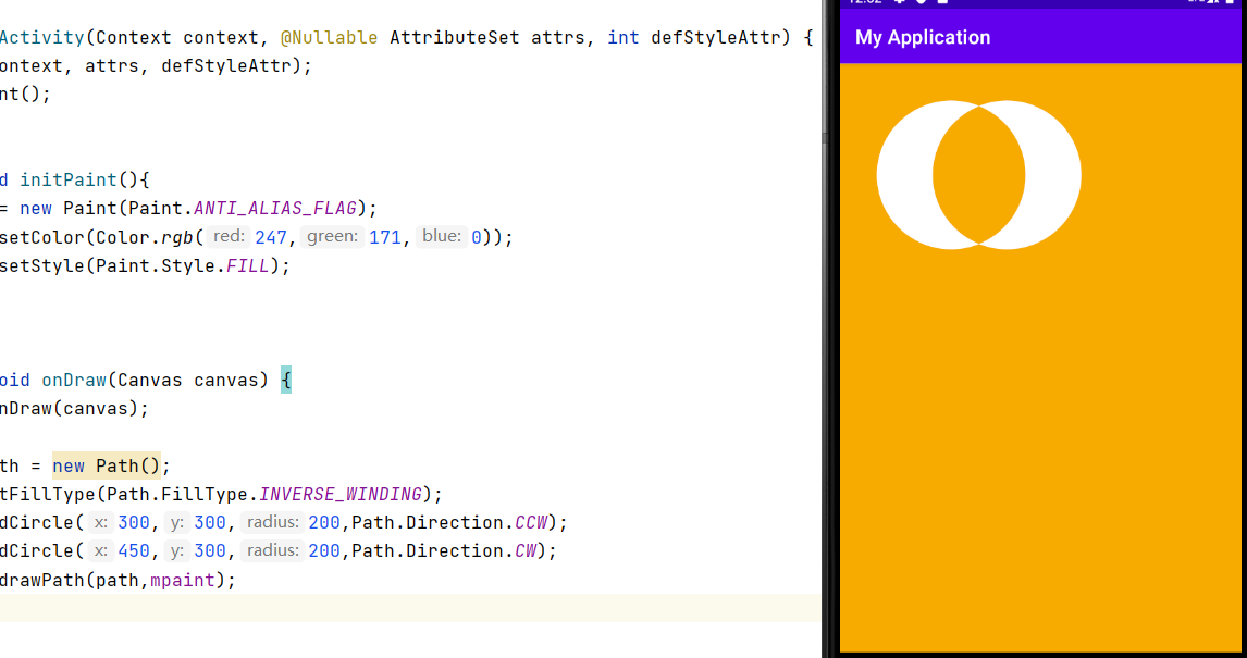 手把手教学：自定义View——Path设置填充方式_android中path的filltype介绍-CSDN博客