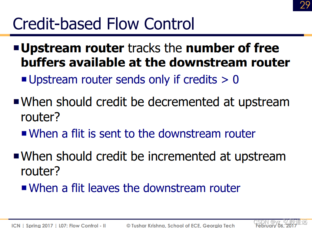 GEM5 Garnet官方教程：乔治亚理工课程-L07-09 flow control流量控制_gem5片上网络培训班-CSDN博客