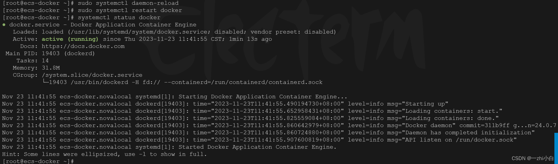 【docker安装】Centos7 安装 Docker （yum)_centos7 docker yum-CSDN博客