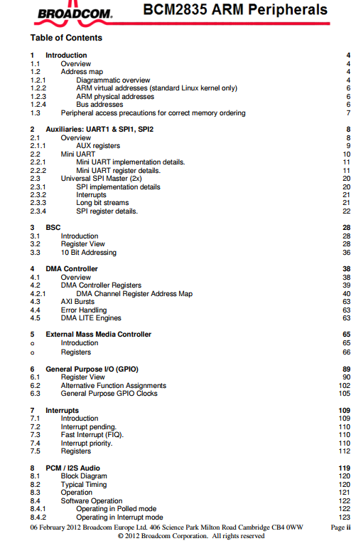 树莓派数据手册（BCM2835）GPIO剖析-CSDN博客
