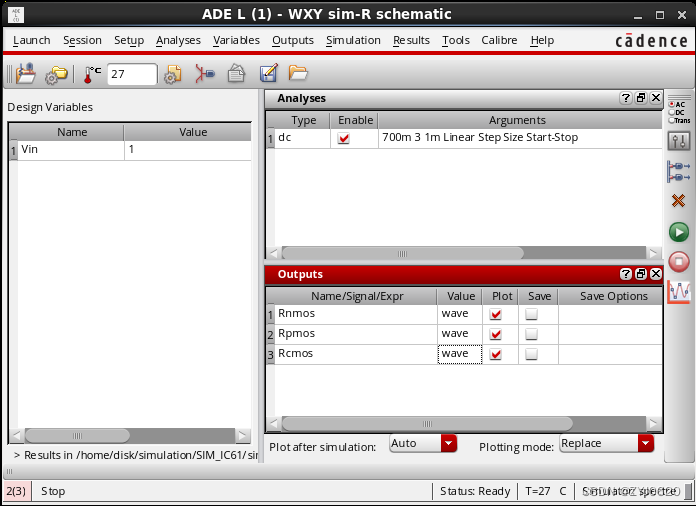 Cadence IC617之MOS管电阻的仿真_mos导通电阻怎么算candence-CSDN博客