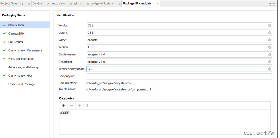 VIVADO 工具与 Verilog 语言之与门IP核设计_verilog ip核-CSDN博客