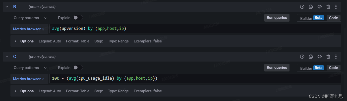 在Grafana中合并加入两个指标值在table中展示_grafana table 多个metric-CSDN博客