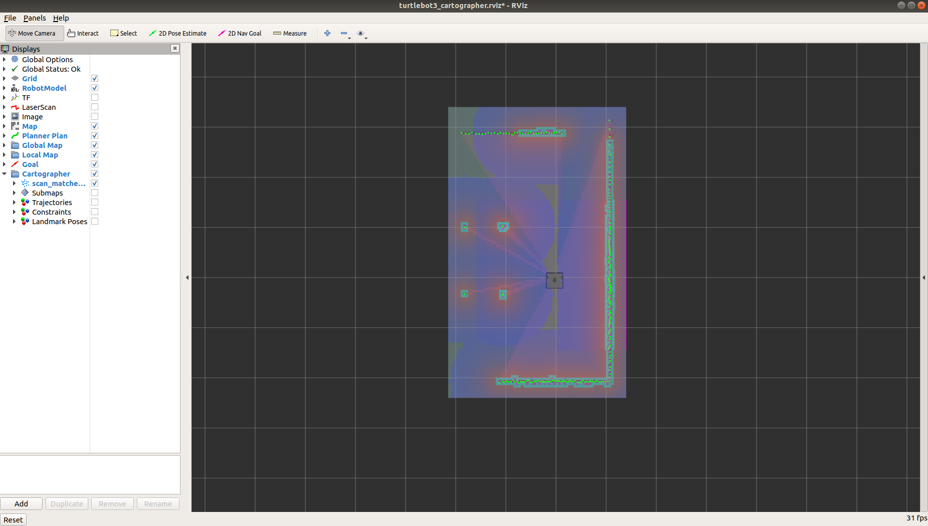 Ubuntu18.04 ROS仿真turtlebot3进行Gmapping,Hector,和cartographer建图_基于turtlebot3模型ros-melodic-gmapping ...