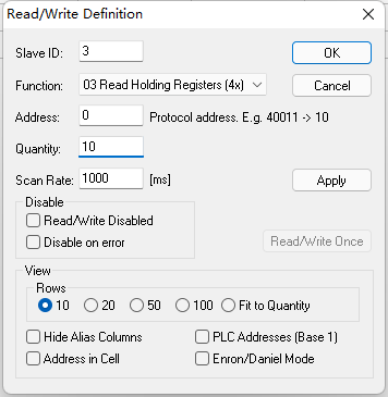 使用模拟工具Modbus poll 和PLC 通讯_modbus sim-CSDN博客