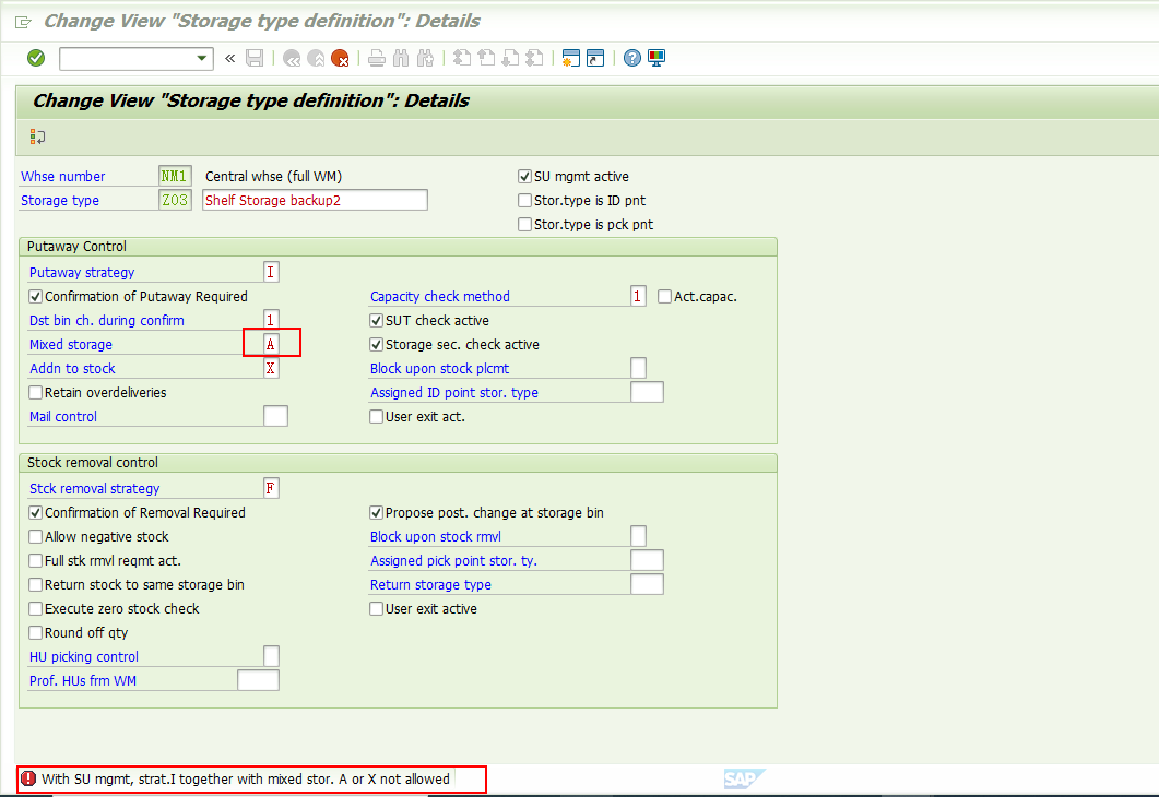 SAP WM高阶之同一个货架上相同物料不同批次的库存可以有同一个SU号码？_sap wm 系统不能找到源仓-CSDN博客