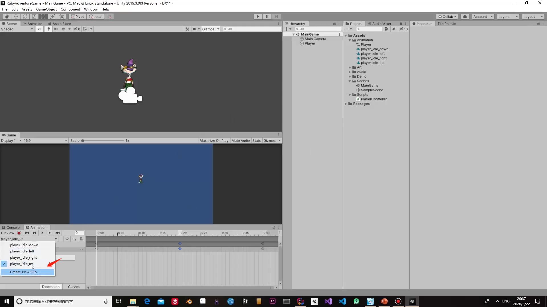 Ruby‘s Adventure——角色运动和动画制作_ruby's adventure源文件-CSDN博客