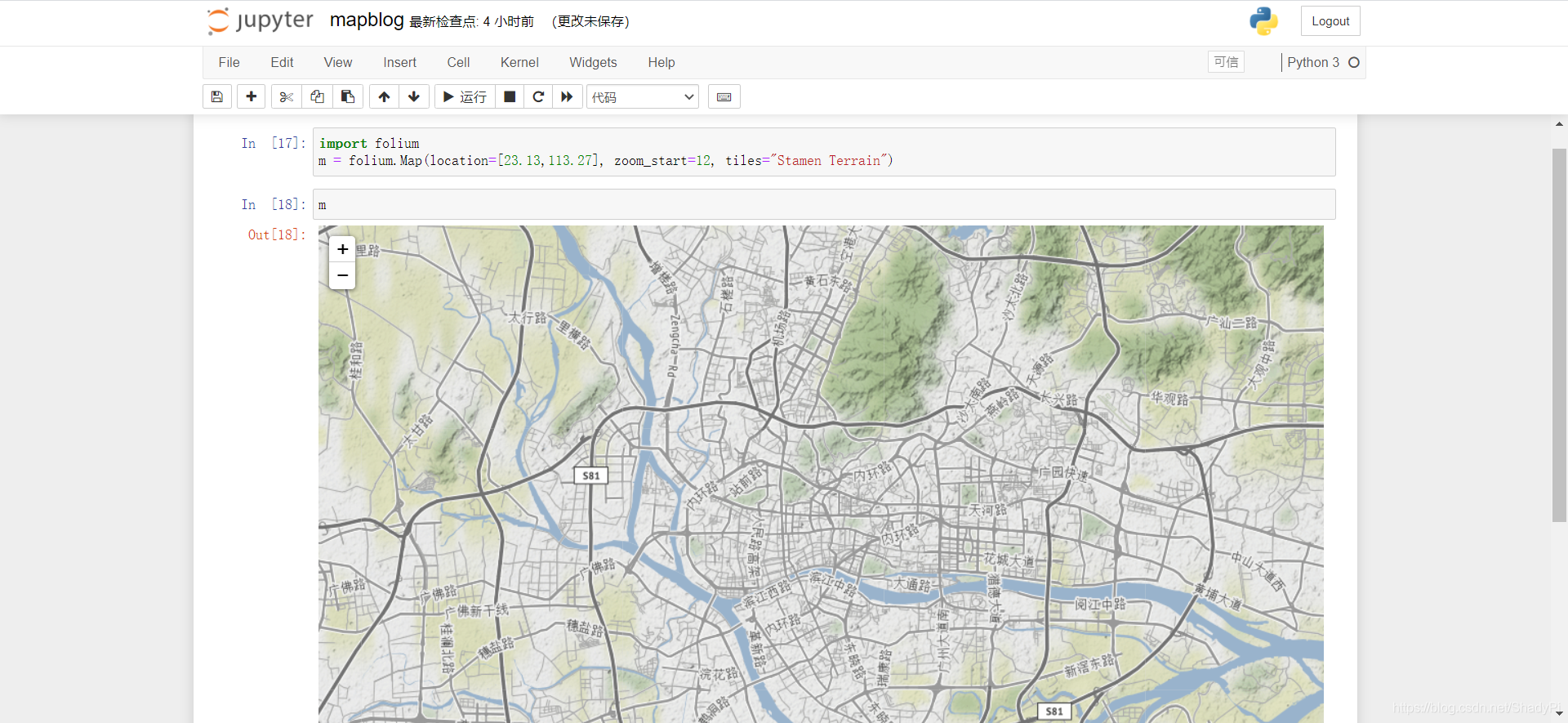 使用folium制作出行地图_folium保存-CSDN博客