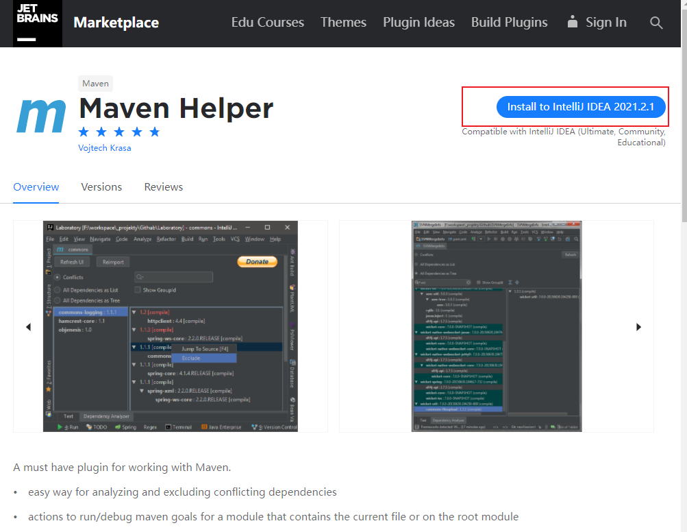 Maven Helper插件_mavenhelper插件下载-CSDN博客