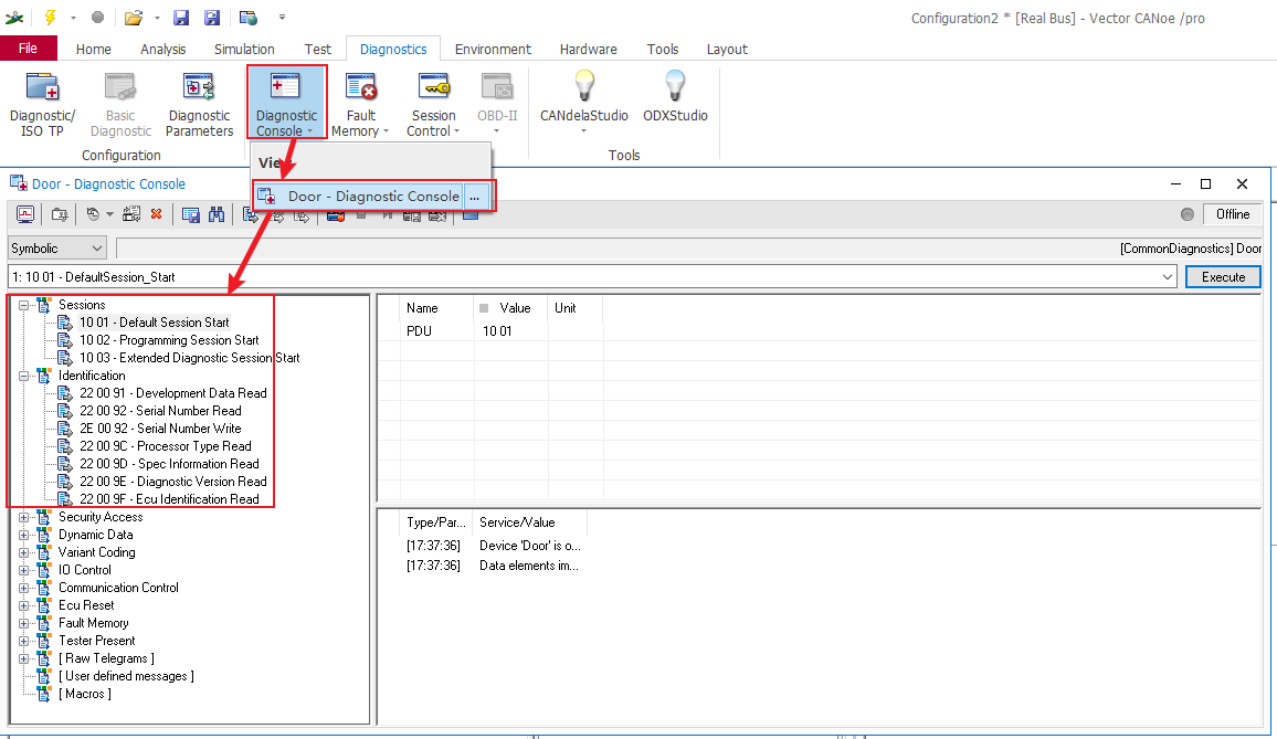 CANOe系列讲解 - CANoe发送UDS诊断帧_canoe uds_汪汪队睡大覚的博客-CSDN博客