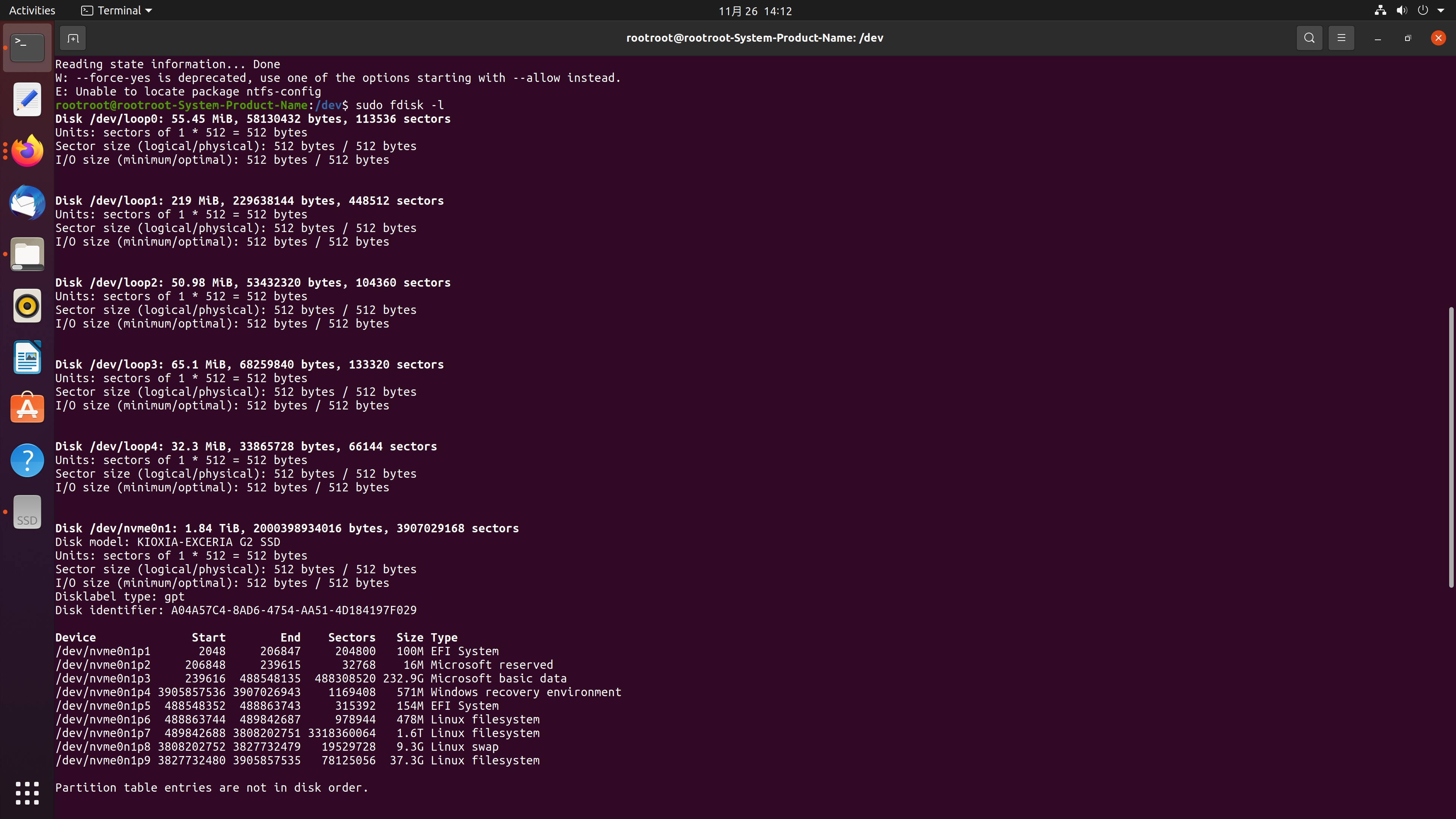 20190112关于ubuntu挂载ntfs无法进行读写的解决方法_mounting volume... ok processing of $mft and $mftm-CSDN博客