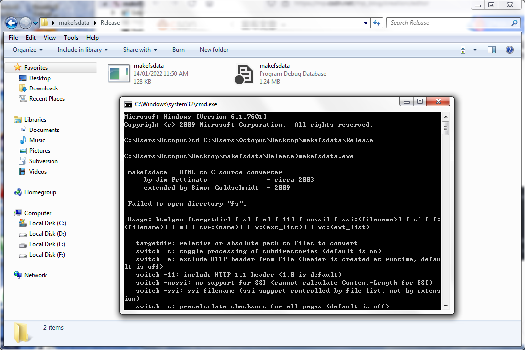 在Visual Studio 2012下编译lwip-2.1.3 httpd的makefsdata-CSDN博客