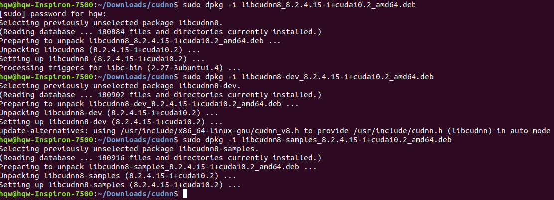 ubuntu18.04卸载cuda和cudnn, 重装10.2版本cuda和cudnn_ubuntu卸载cudnn-CSDN博客