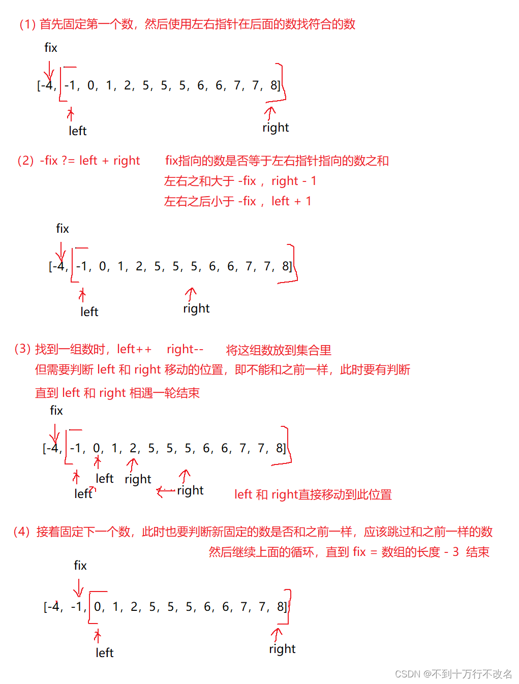 Leetcode之三数之和 双指针 Csdn博客
