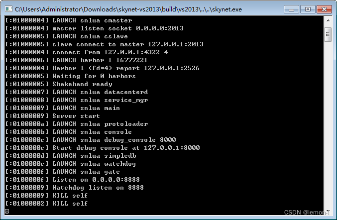 在windows上运行skynet_skynet windows-CSDN博客