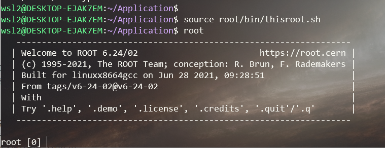 Geant4 及ROOT 在windows子系统(WSL)中的快速安装_安装好geant4和root的程序-CSDN博客