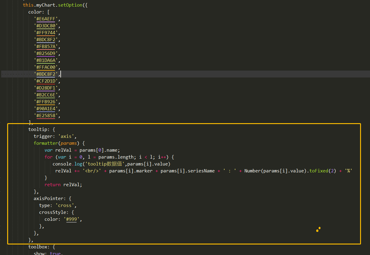Echarts中鼠标悬浮提示语tooltip数据保留2位小数，或tooltip数据加单位，加%_tooltip: { trigger: 'axis', 2位小数-CSDN博客