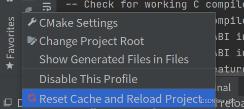 关于在CLion中更改CMakeLists.txt后点击Reload changes无法更新CMake Cache变量这件事_为什么clion cmakelists.txt刷新问题-CSDN博客