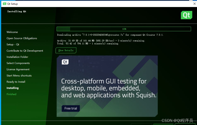 Qt6安装教程(使用国内源)_qt6.6.1安装-CSDN博客
