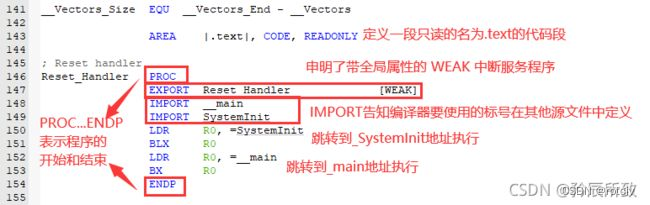 Stm32的启动过程 — Startupxxxxs文件解析（mdk和gcc双环境）启动文件startups Csdn博客