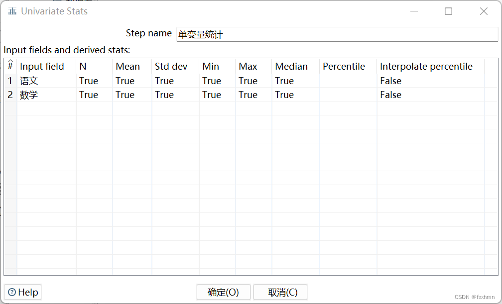 kettle实例--高级转换-单变量统计_kettle转换步骤信息统计-CSDN博客