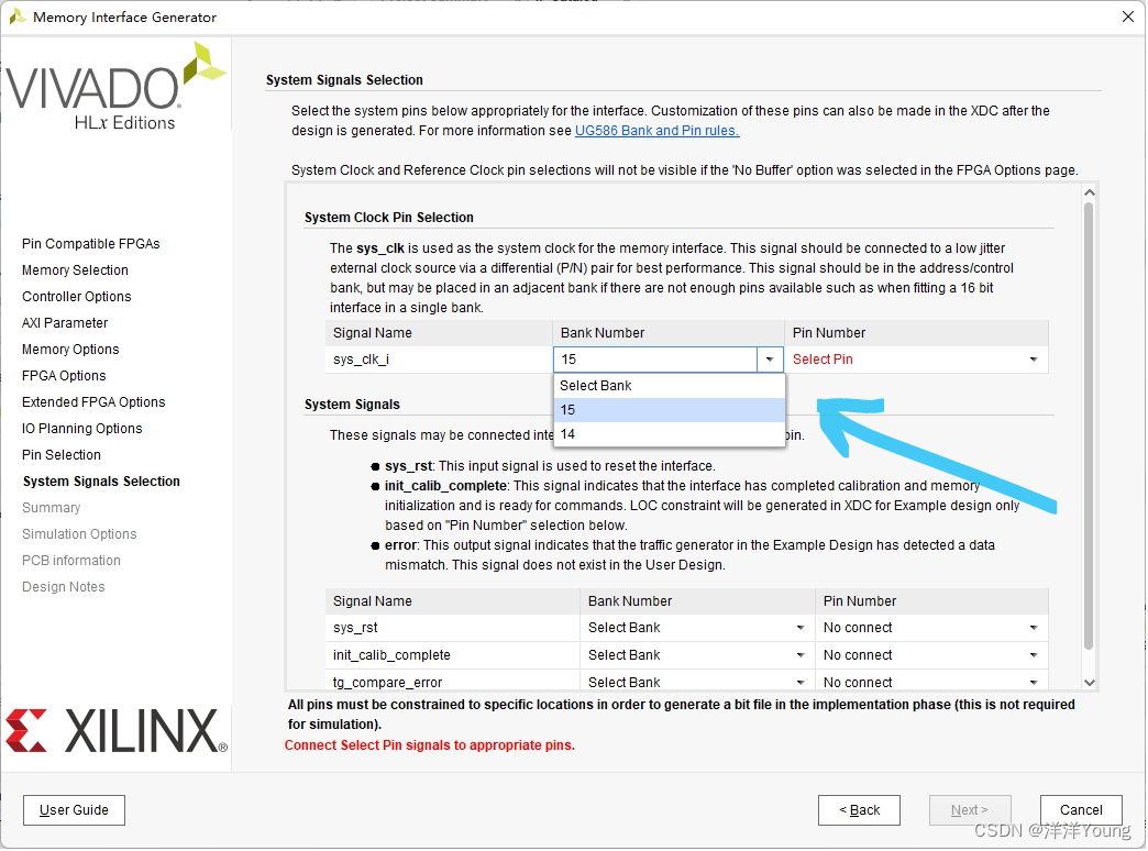 【Xilinx FPGA】DDR3 MIG 时钟管脚分配_mig管教约束没有对应管脚-CSDN博客