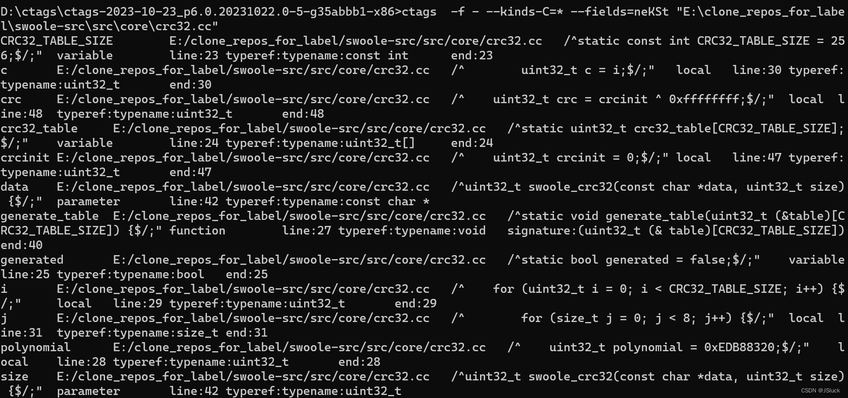 Ctags Exe Unknown Option Kinds C 解决方案 Ctags Warning Unsupported Kind N For C Kind Csdn博客