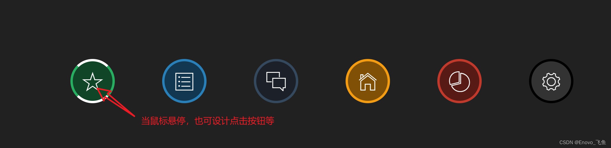 有趣的html实例(十) 悬停时有旋转效果的图标html鼠标悬停图片旋转 Csdn博客