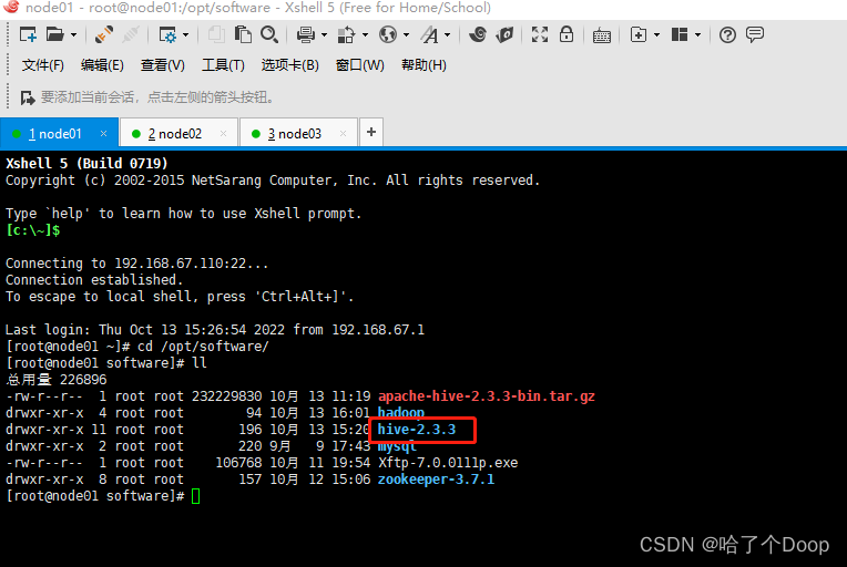 Hive 安装与配置及常见问题解决_hive2.3.3-CSDN博客