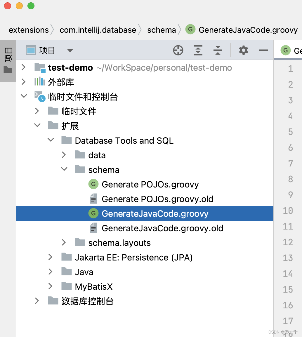 IDEA通过Groovy逆向生成java代码_idea groovy插件-CSDN博客