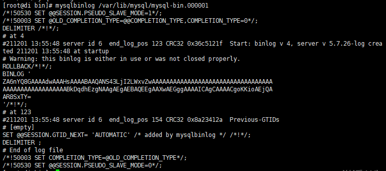 mysql中binlog 参数设置 启用binlog 清理binlog mysqlbinlog使用 mysqldump + mysqlbinlog用于数据备份和恢复 代码实现处理binlog ...