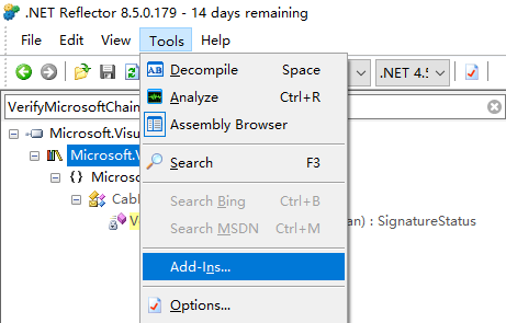 教你使用 Reflector中的Reflexil插件反编译.NET，修复Help Viewer v2.0 - Error: .cab未经Microsoft签名-CSDN博客