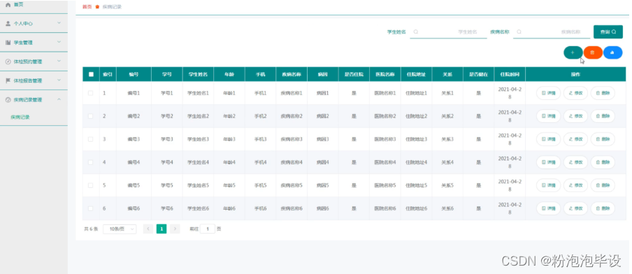 附源码 Python计算机毕业设计大学生体检管理系统django计算机程序的博客 Csdn博客