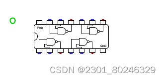 Logisim 74LS00与74LS20的内部结构与测试_74ls00内部结构-CSDN博客
