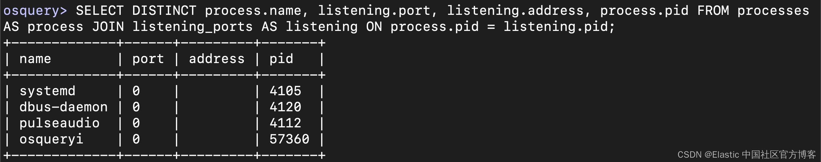 Security：osquery 介绍-CSDN博客