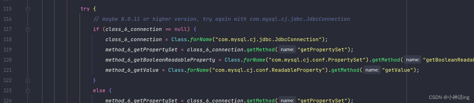 解决java.lang.NoSuchMethodException: com.mysql.cj.conf.PropertySet.getBooleanReadableProperty ...