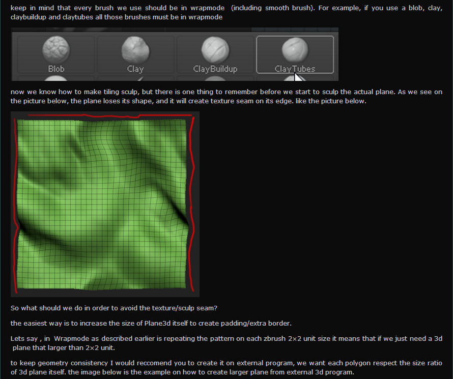 ZBrush - 四方连续贴图的制作_zbrush rock-CSDN博客