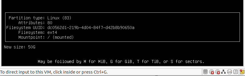 vm-ubuntu命令行扩容--cfdisk的简单使用_cfdisk 扩容-CSDN博客