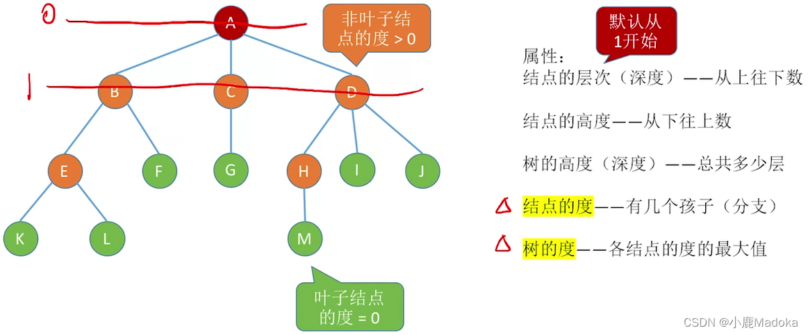 【数据结构】第五章树与二叉树(1):树与二叉树的定义、性质,二叉树的存储结构 Csdn博客