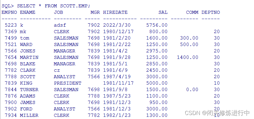 Oracle Plsql中变量和常量、内置数据类型以及使用,dbmslob程序包操作lob类型数据,plsql对序列的改进,控制结构