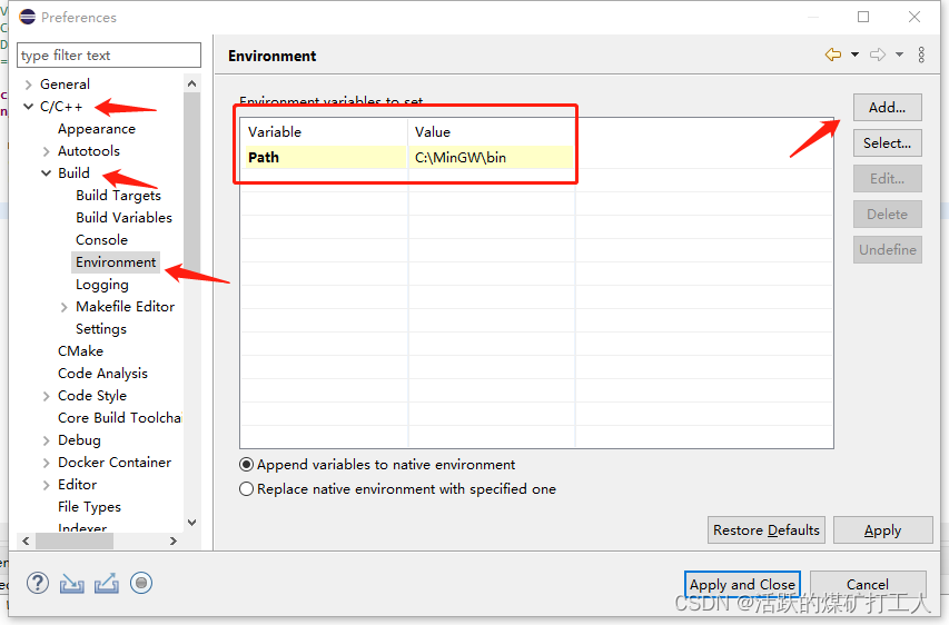【星海随笔】Windows 下 安装 Eclipse IDE 编辑 C++ Code_code-eclipse ide-CSDN博客