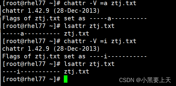 Linux命令(5)之chattr_linux chattr-CSDN博客