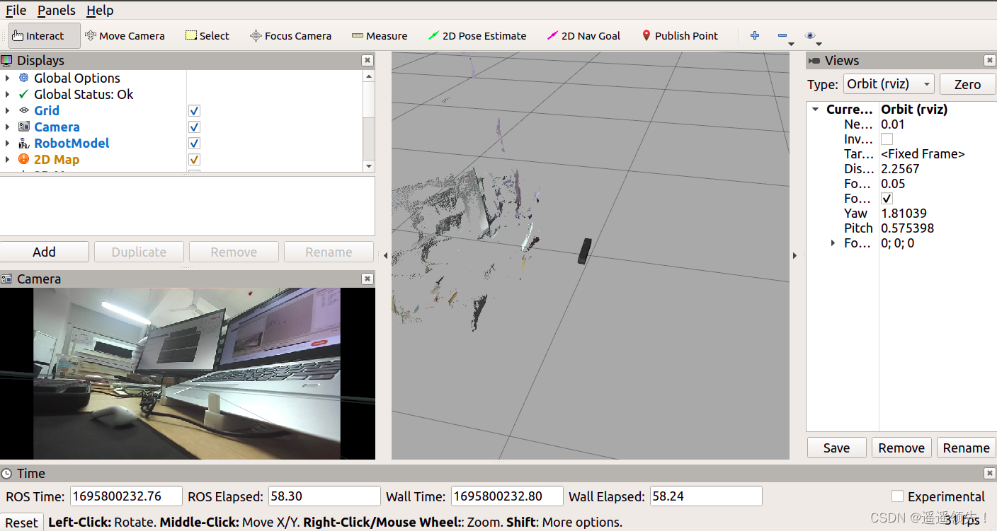 Ubuntu18.04下ZED2结合ORB_SLAM2在ROS下运行_orb-slam2 zed-CSDN博客