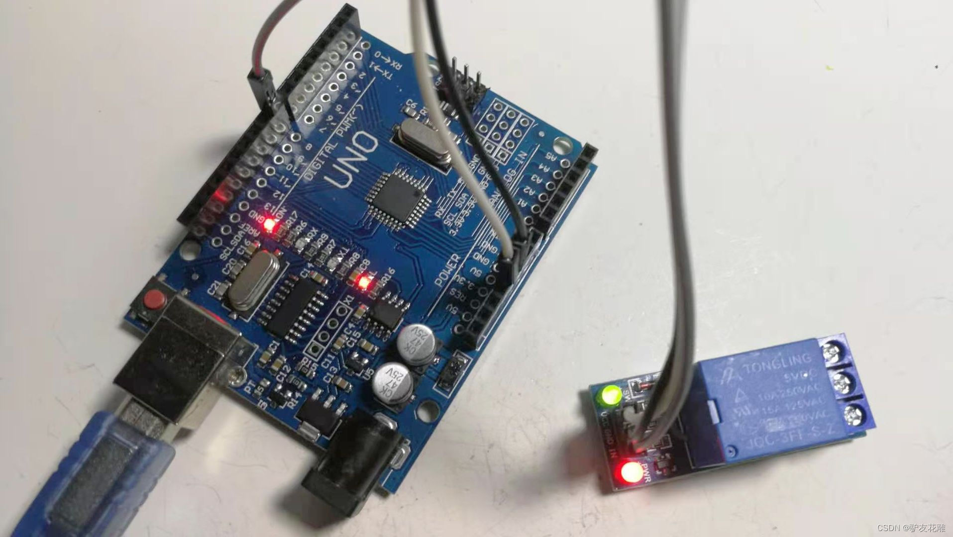 【雕爷学编程】arduino动手做(43) 单路继电器模块5arduino单路稳压继电器 Csdn博客