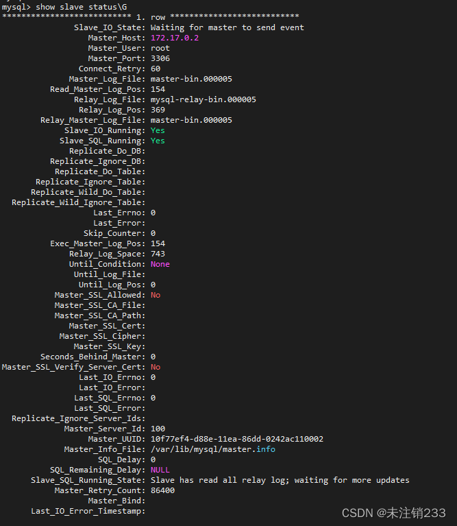 MySQL主从复制，从库Slave_IO_Running: No问题排查_slave io running no会是什么原因导致的-CSDN博客